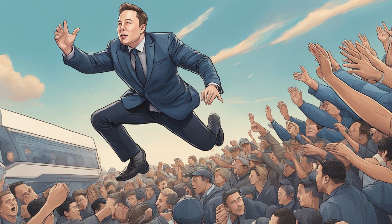 Elon Musk Jump: Tesla CEO's Viral Stage Hop Sparks Internet Frenzy