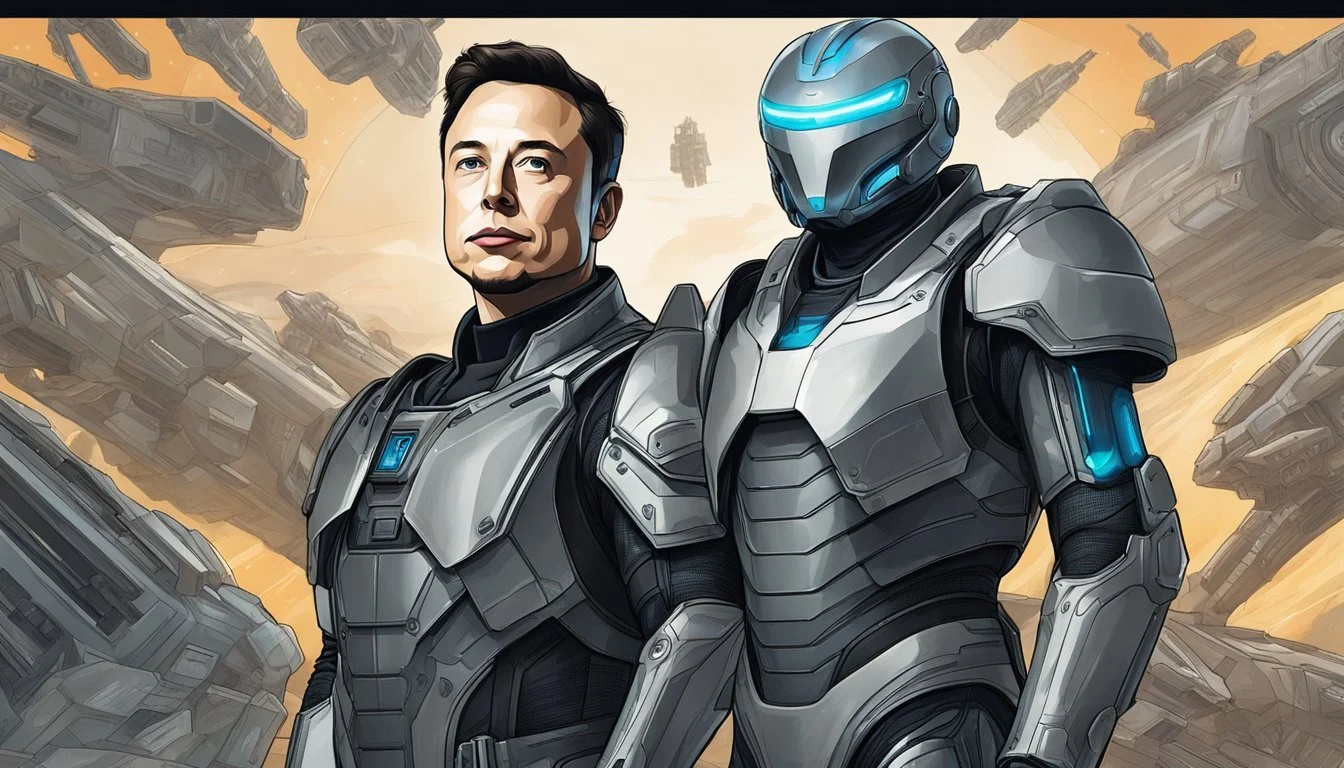 Elon Musk Armor: Tesla CEO Stuns in Satanic-Inspired Costume