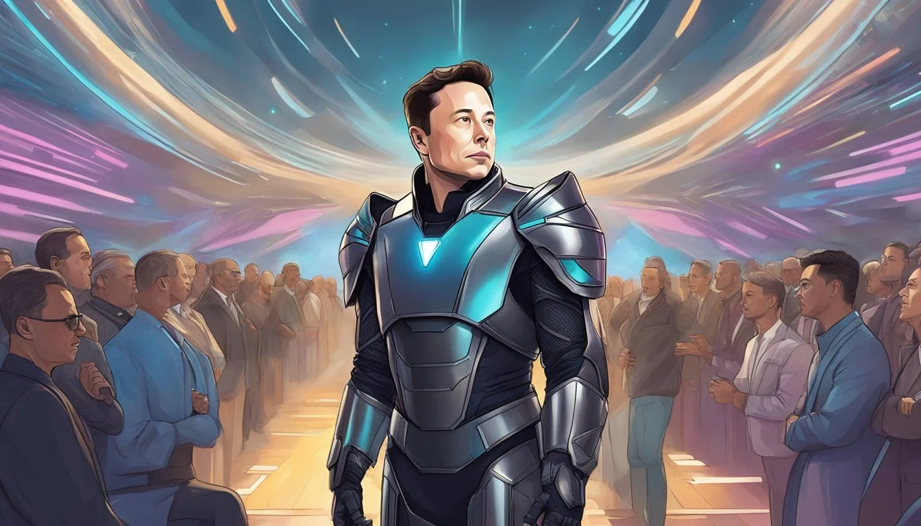 Elon Musk Armor: Tesla CEO Stuns in Satanic-Inspired Costume