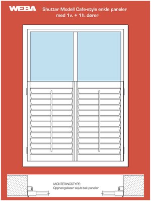 Skodder til vinduer — WEBA