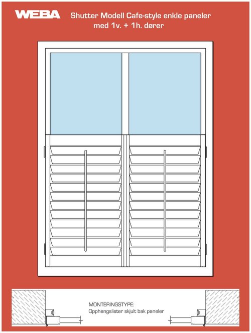 Skodder til vinduer — WEBA