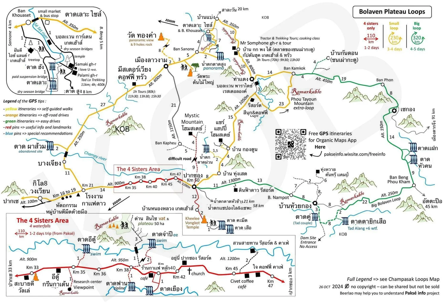 Pakse and the Bolaven Motorcycle Loop -- plantations and waterfalls ...