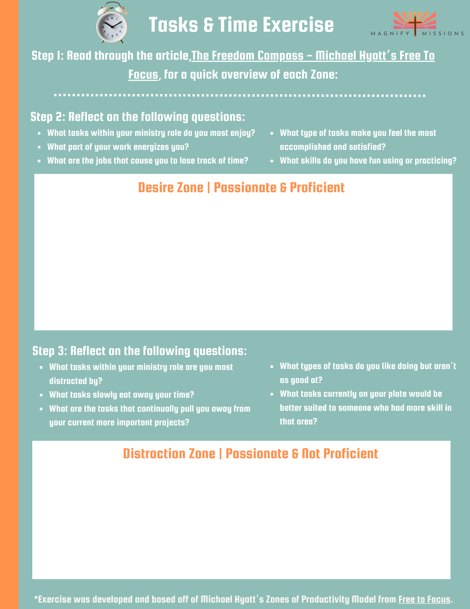 Tasks and Time Exercise — Magnify Missions