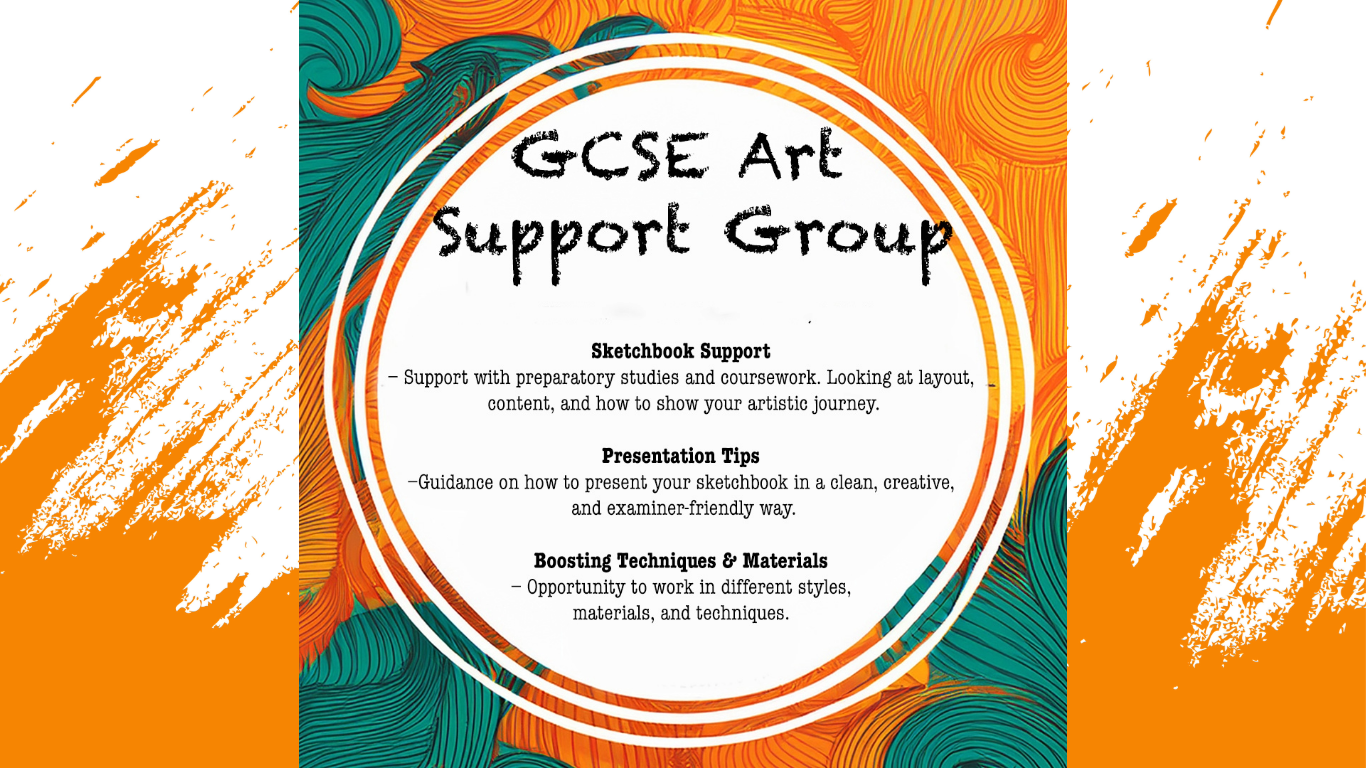 GCSE ART SUPPORT GROUP — The Stockroom Society