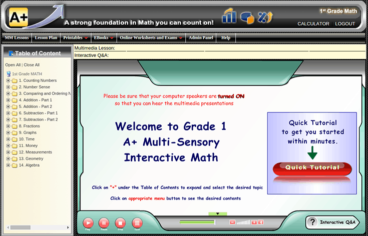 Family Math Package From A+ Interactive Math Curriculum ~ Review ...