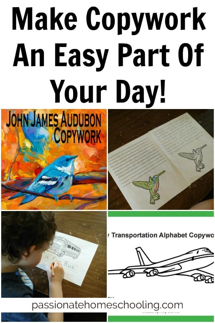 Make Copywork An Easy Part Of Your Day With Homeschool Copywork ...