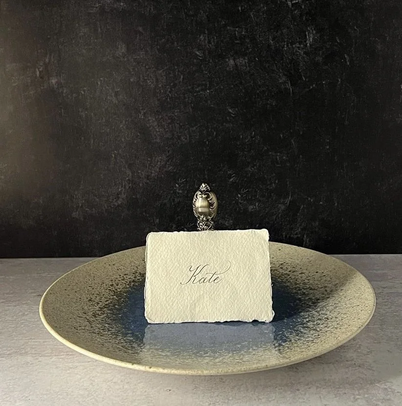 Unique Calligraphed Wedding Place Cards - The Brooklyn Scribe — The ...