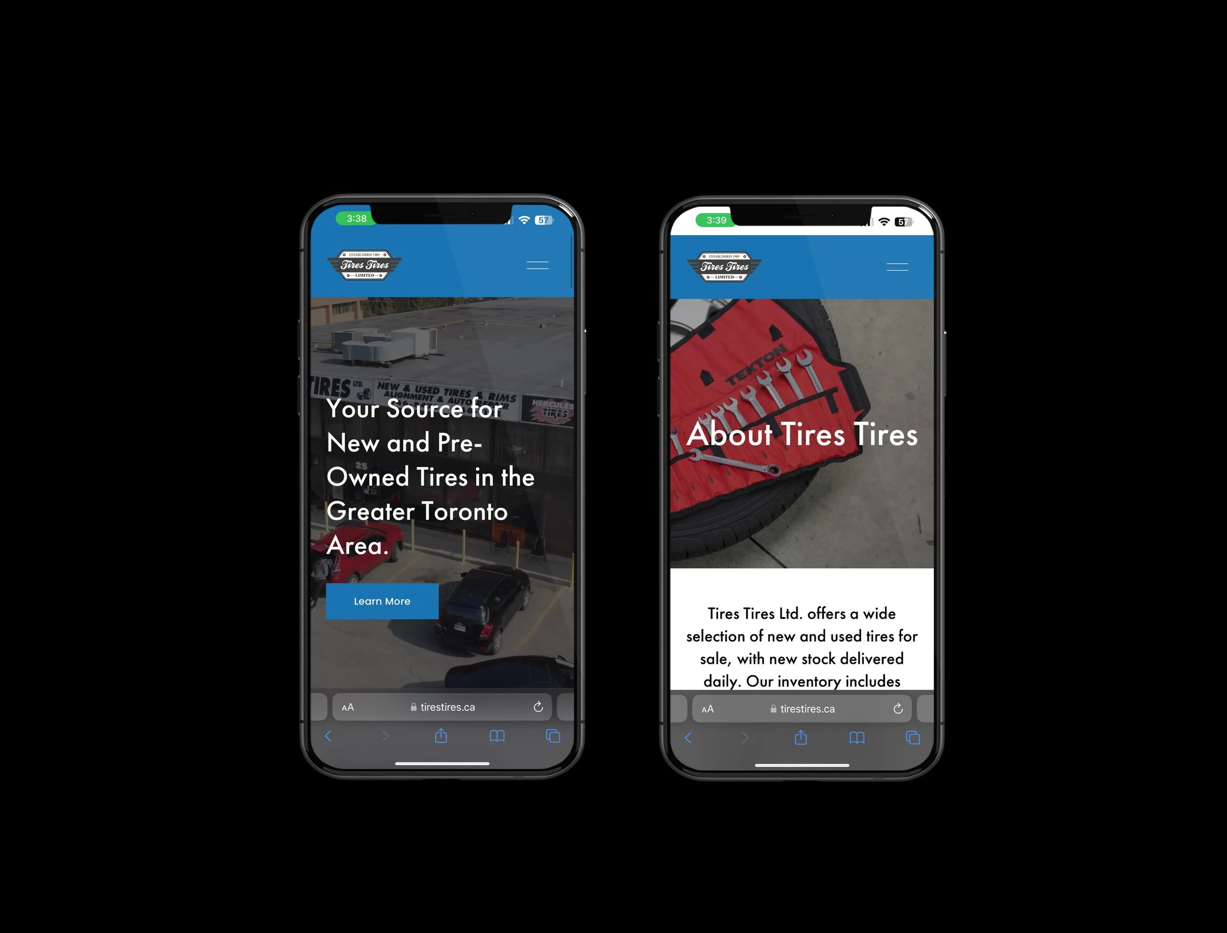 Tires Tires Limited #website — NAV BRANDING