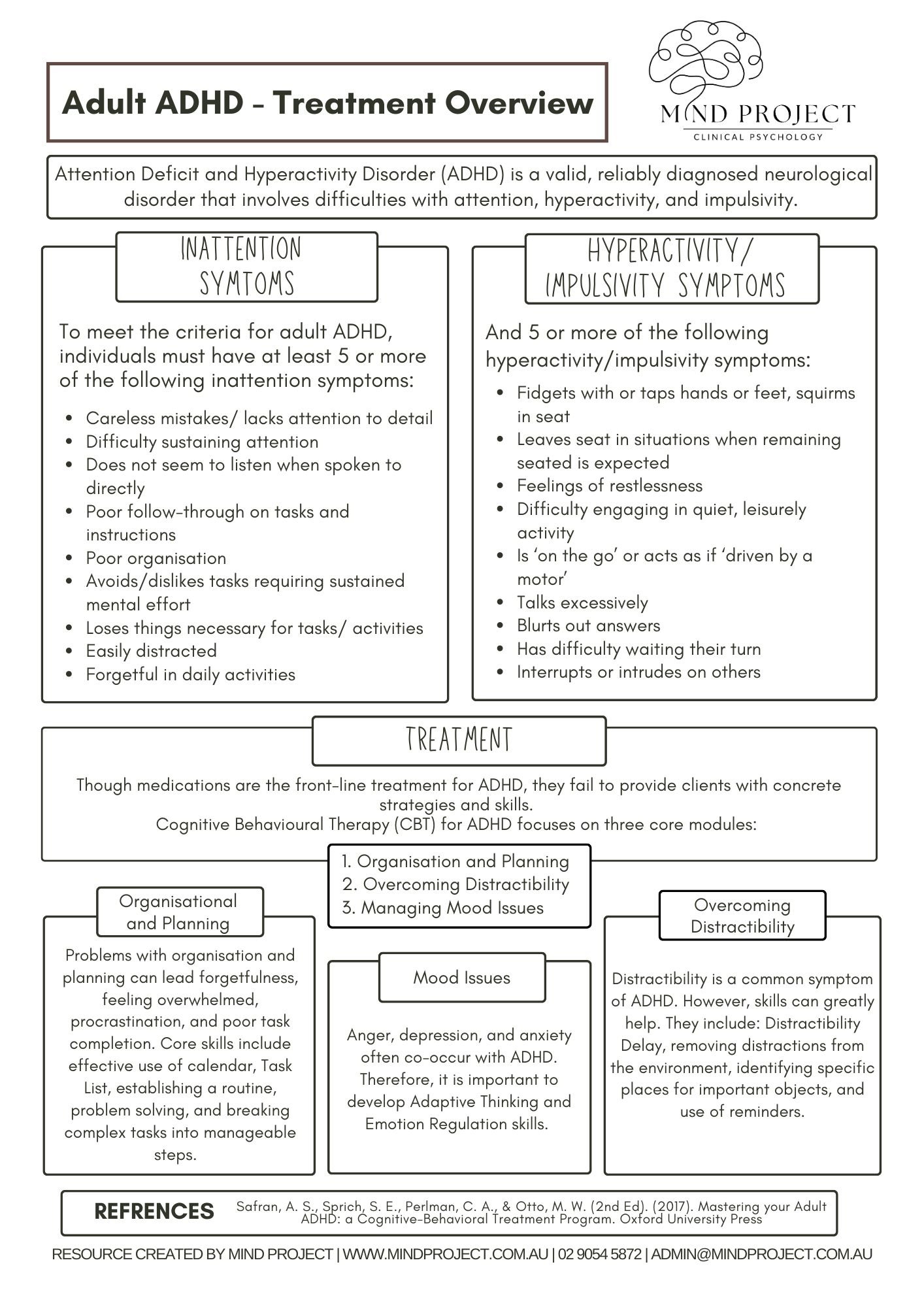 Free ADHD Worksheets | Focus, Organisation & Self-Regulation Tools ...