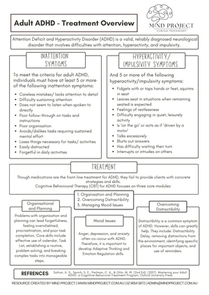 Free ADHD Worksheets | Focus, Organisation & Self-Regulation Tools ...