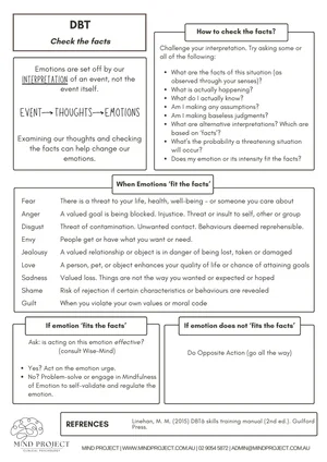 Free DBT Worksheets | Dialectical Behaviour Therapy Resources — Mind ...