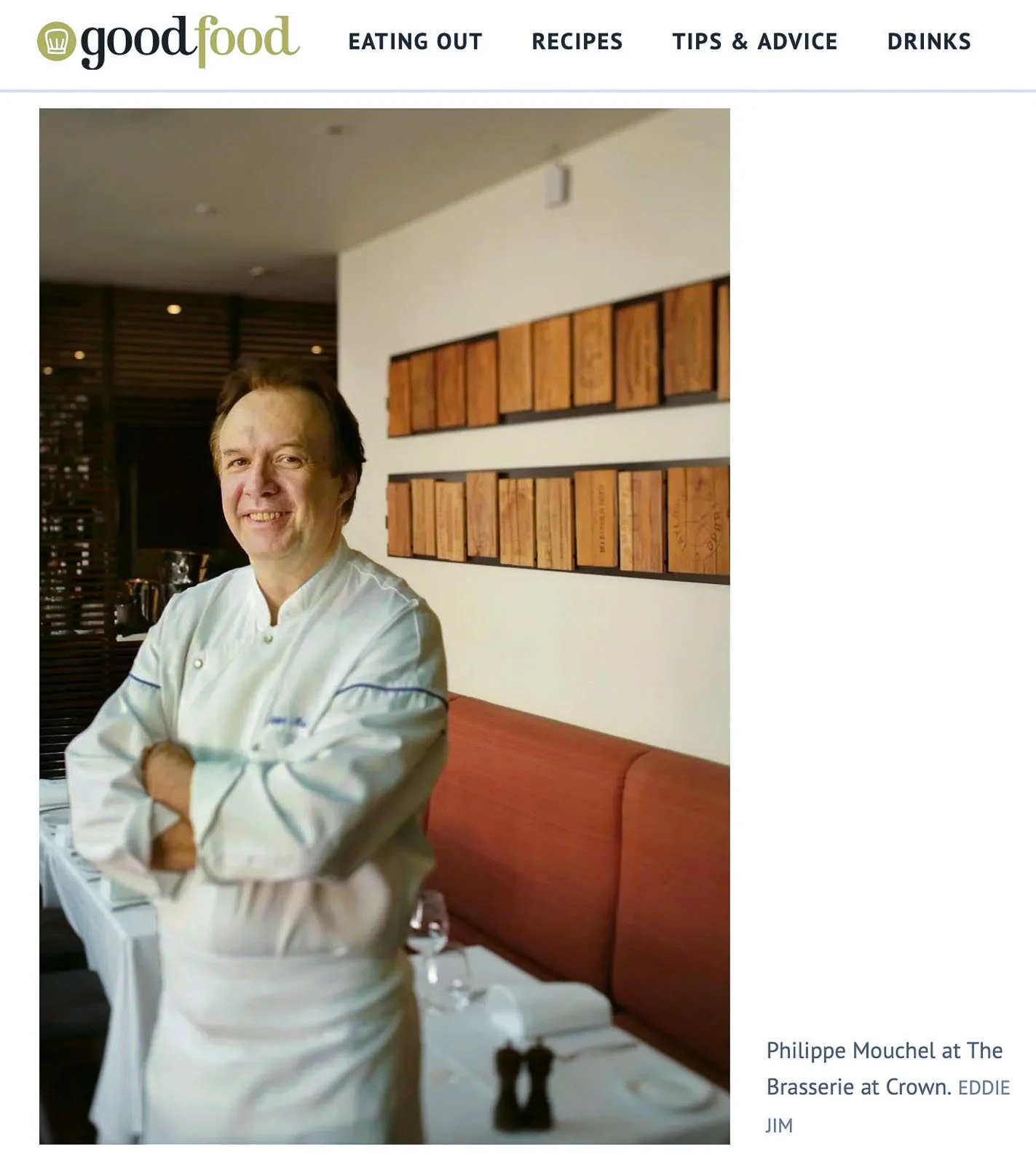About Chef Philippe Mouchel — Philippe Restaurant