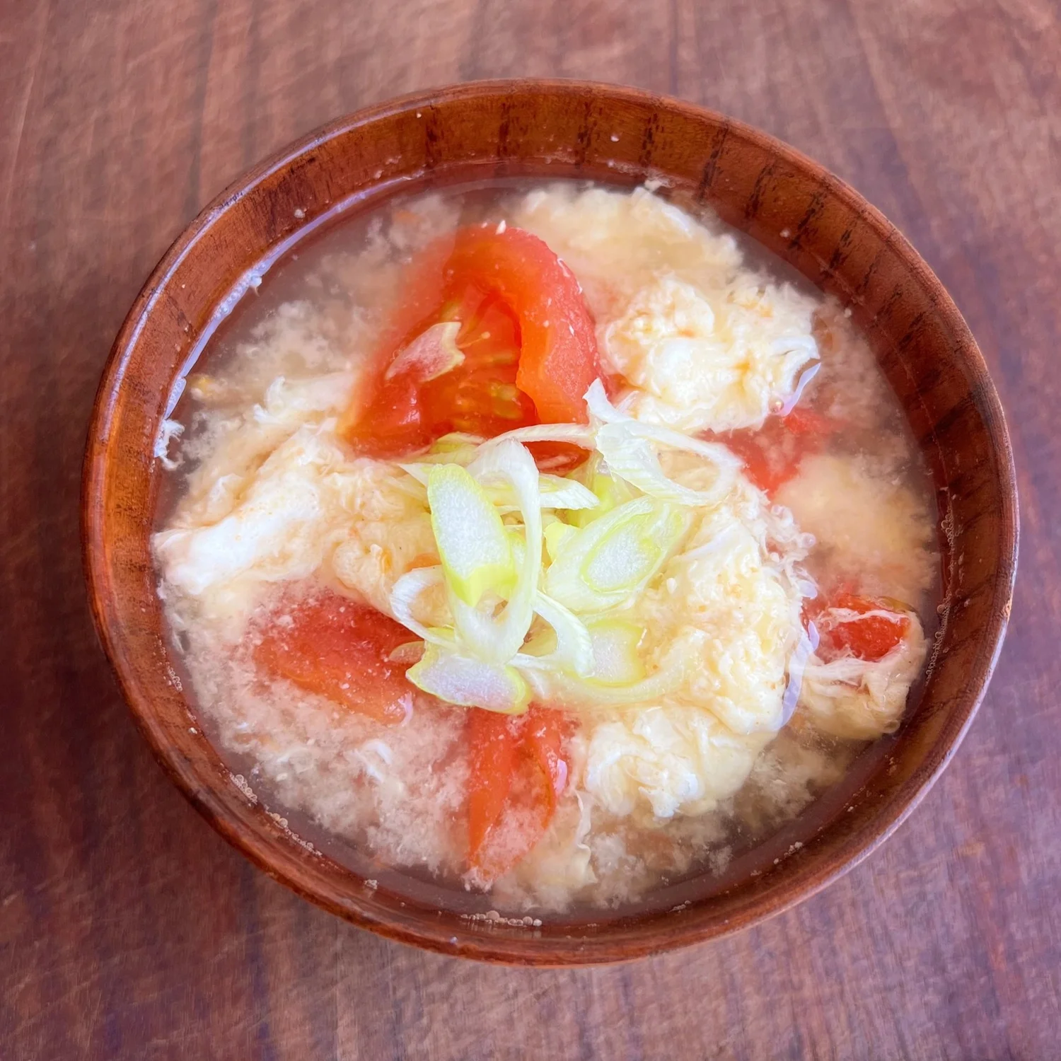 Tomato Egg Drop Miso Soup — Okawari by Azusa - easy and simple Japanese ...