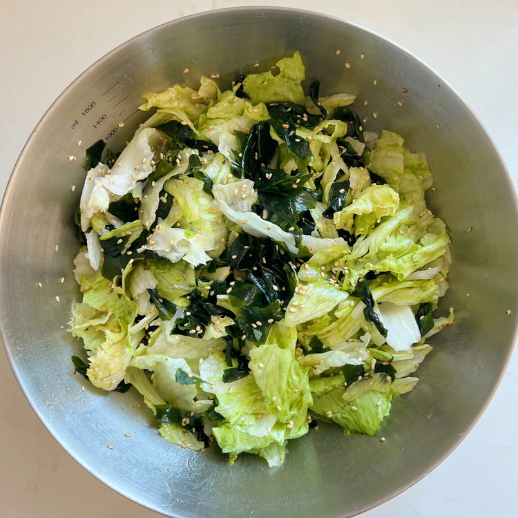 Lettuce and Wakame Seaweed Salad — Okawari by Azusa - easy and simple ...