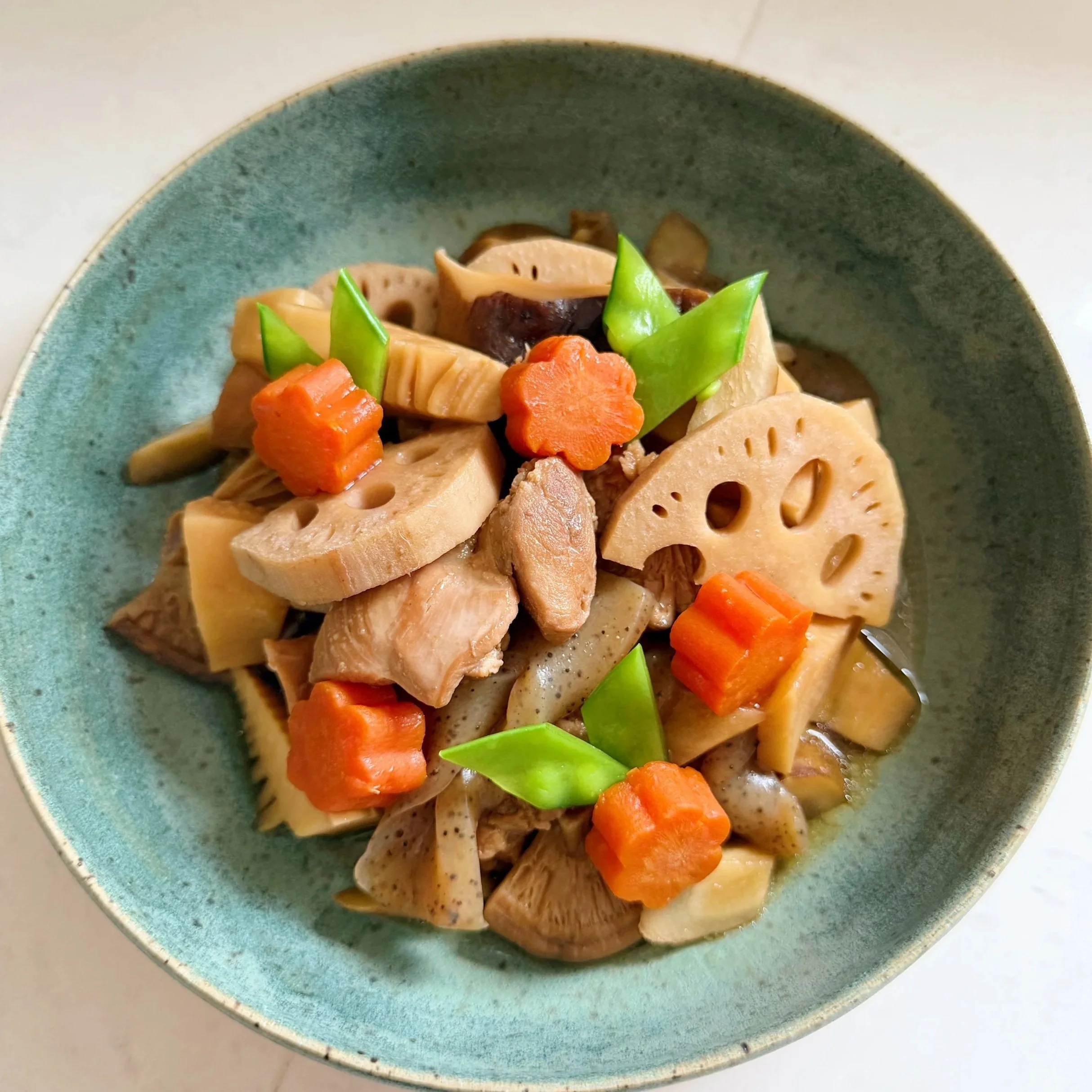 Chikuzenni Recipe (Nishime) – Japanese Simmered Chicken & Vegetables ...