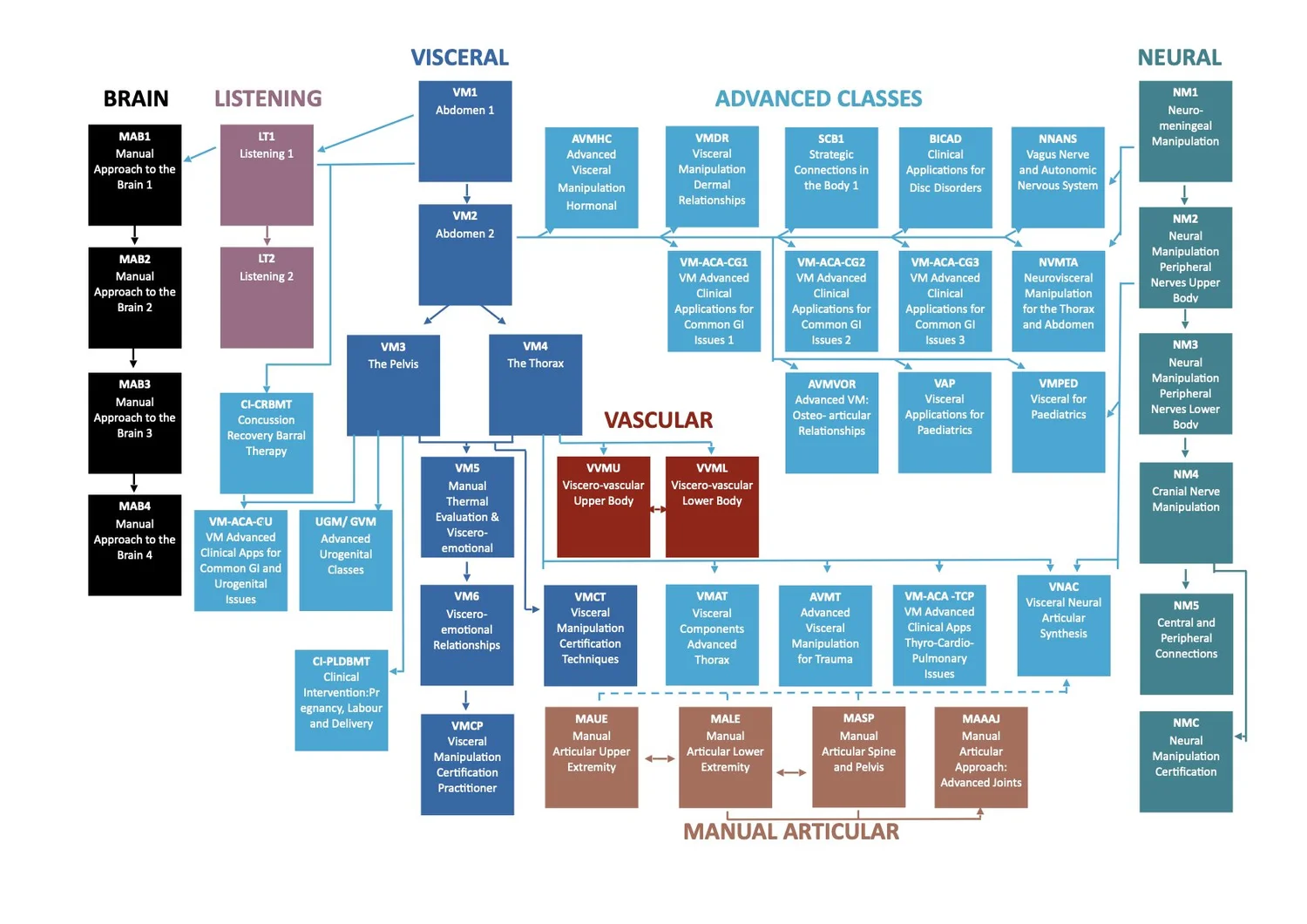 Schedule of our courses — Barral Institute UK