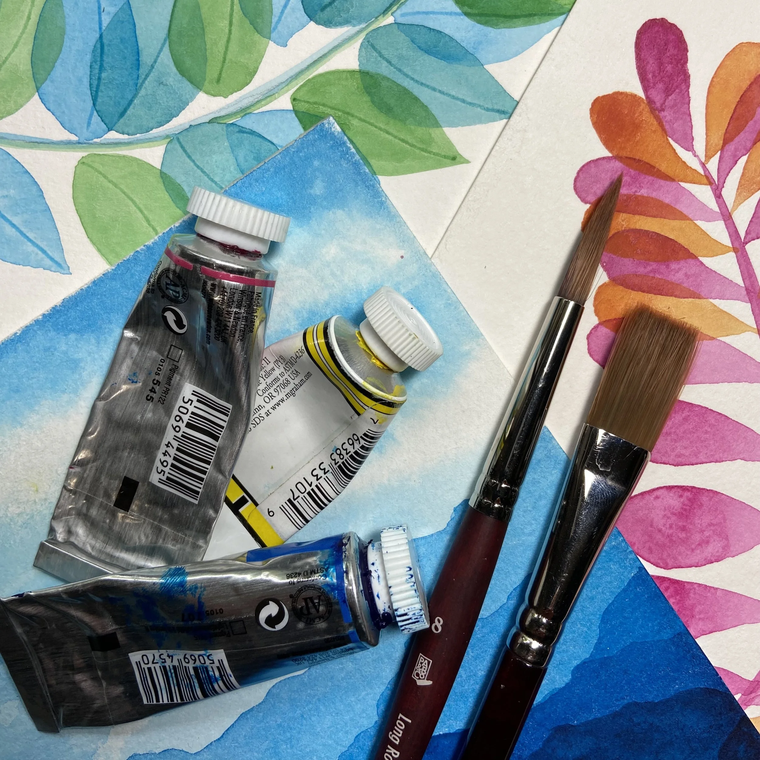 Intermediate and Advanced Watercolor Class, Thursday - Online — Leslie ...