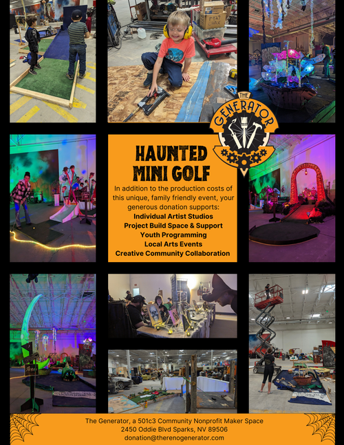 Haunted Halloween Mini-Golf at The Generator — The Reno Generator