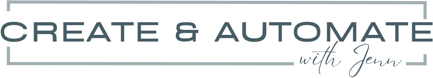 Create & Automate with Jenn