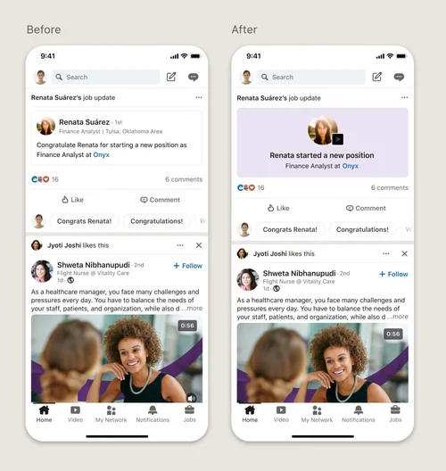 LinkedIn Design Updates: Enhanced Milestones & Larger Photos & Videos ...