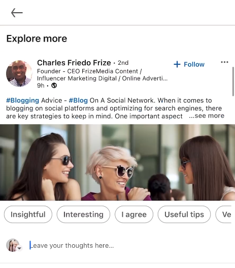 LinkedIn Is Testing an ‘Explore More’ Feature to Show Users Additional ...