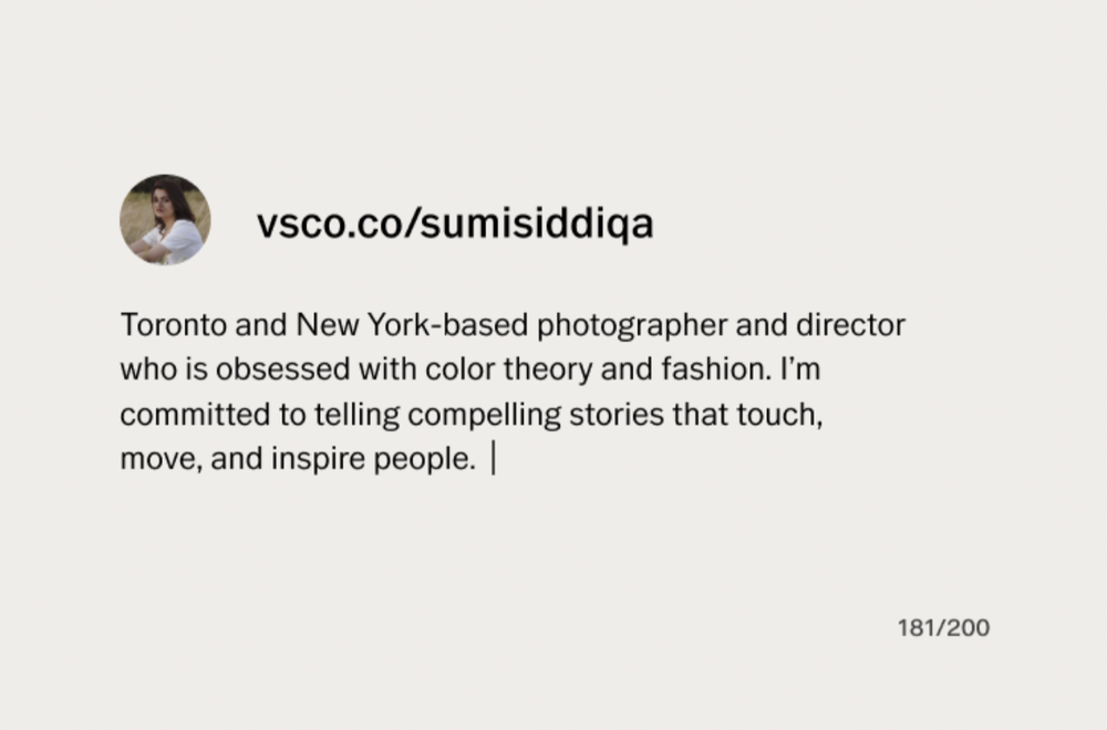 VSCO Pro Members Can Now Customize Their Profiles — Lindsey Gamble