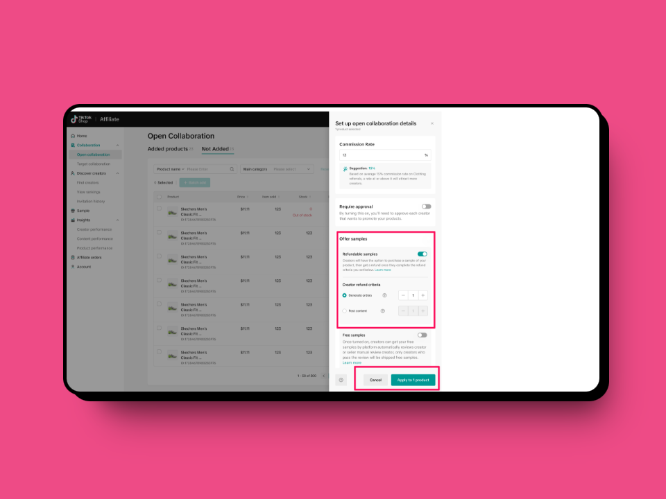 TikTok Adds Refundable Samples Option for TikTok Shop, Refunding Creators Based on Performance ...