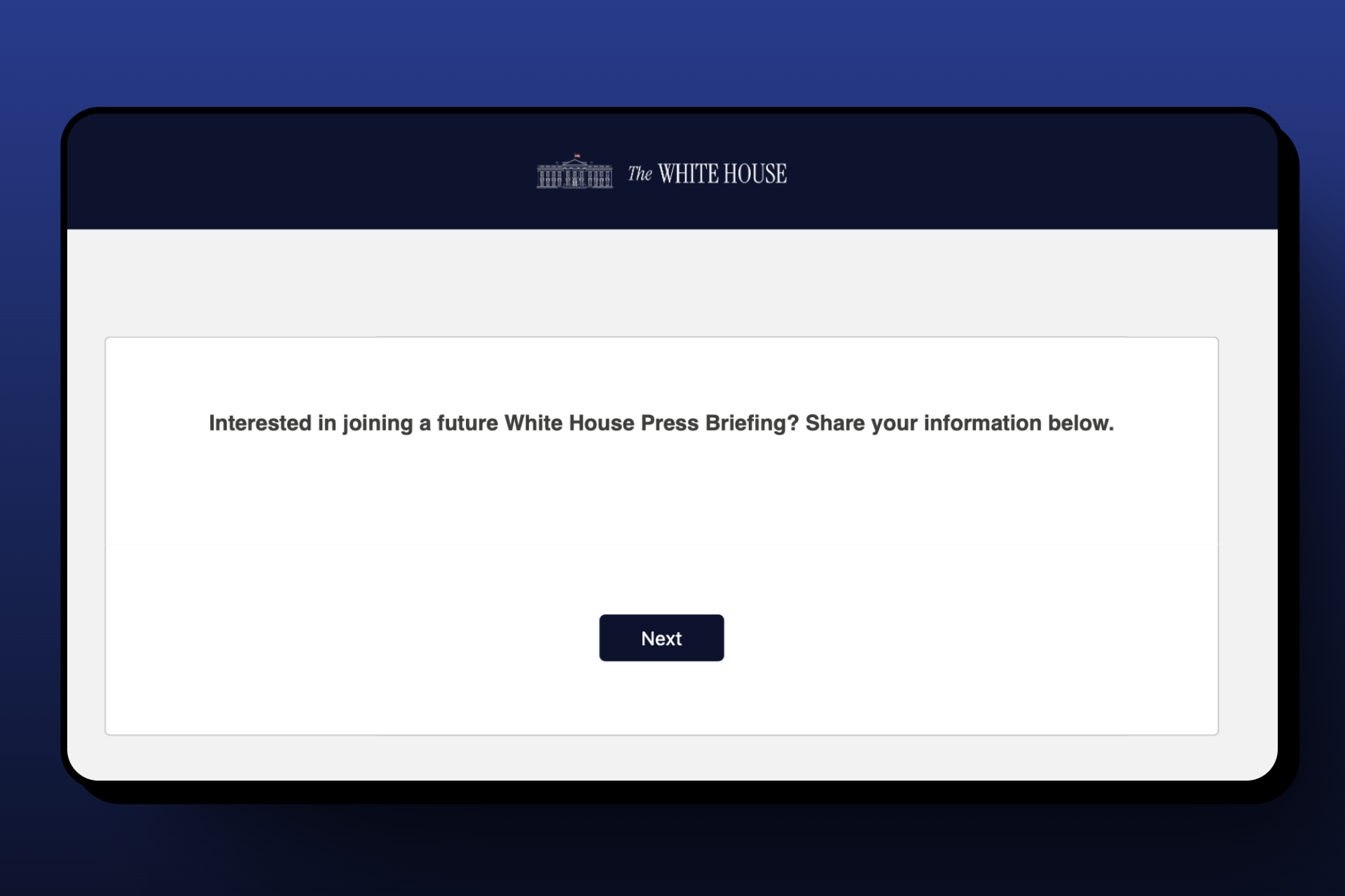 The White House Opens Its Press Briefing Room to Creators; Over 7,400 ...