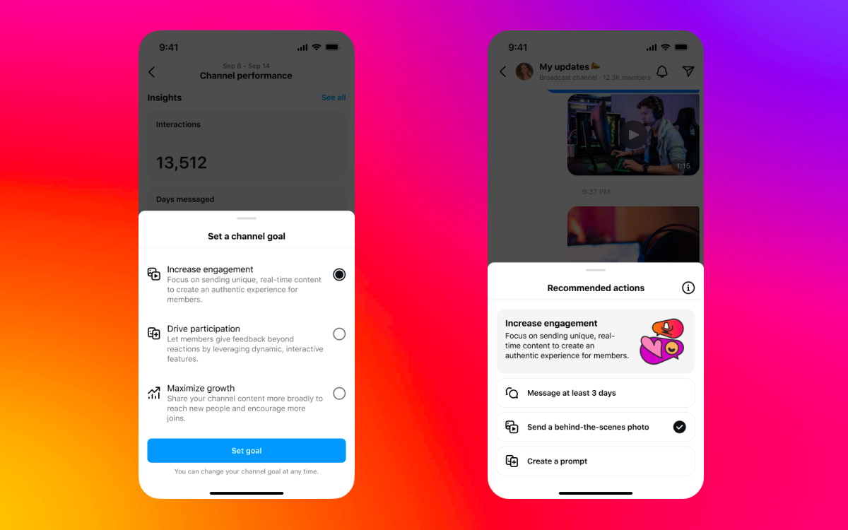 Instagram Adds Replies, Prompts & Insights for Broadcast Channels ...