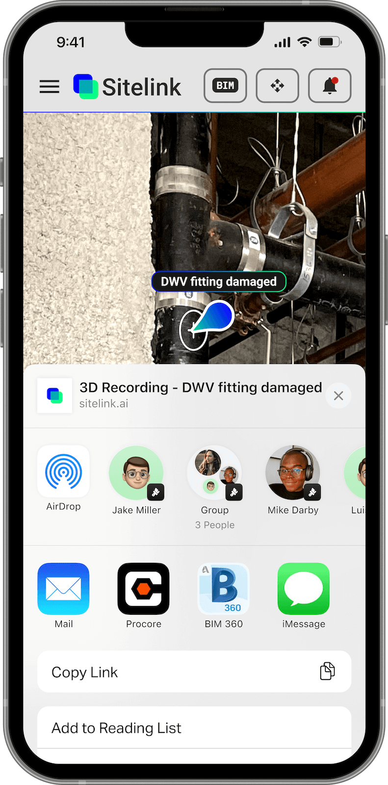 Sitelink Location Aware Bim Viewer