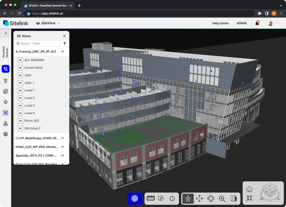 Collaboration for Commercial Construction App — Sitelink