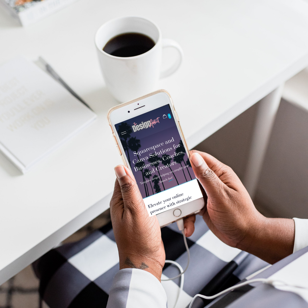 The Design Addict | Canva | Squarespace Templates