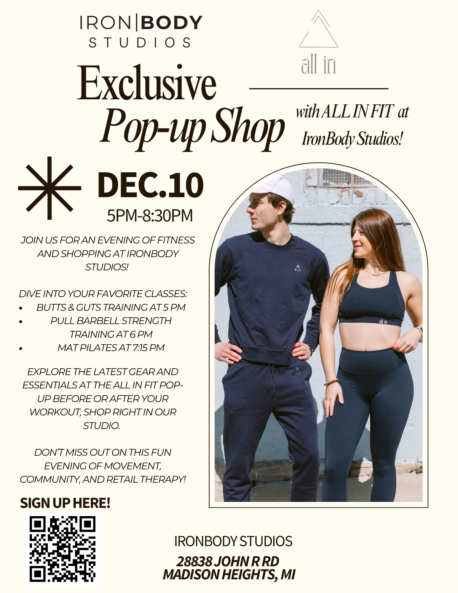 Events — IronBody Studios