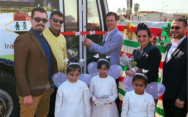 A Grand Opening for Hope Bus 2: Celebrating New Opportunities for Iraq ...