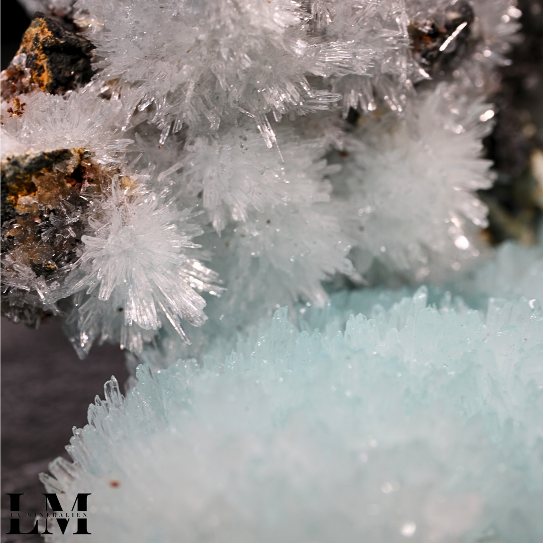 Acicular Blue Aragonite (Yunnan, China) - 2310ABA-YC-2 — La Mineralien
