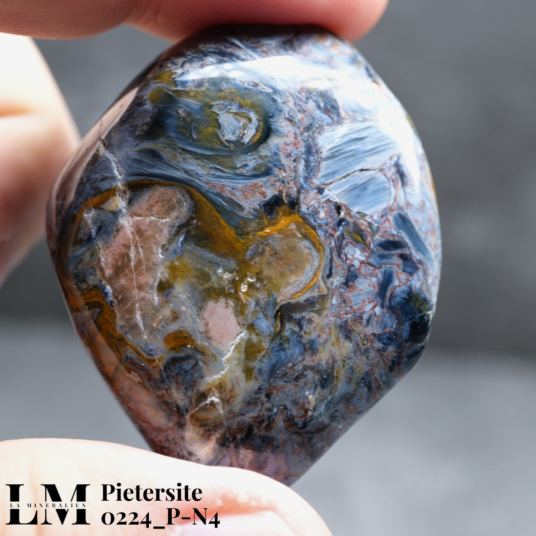 Free-formed, polished Pietersite (Hopewell Farm 240, Outjo, Kunene ...