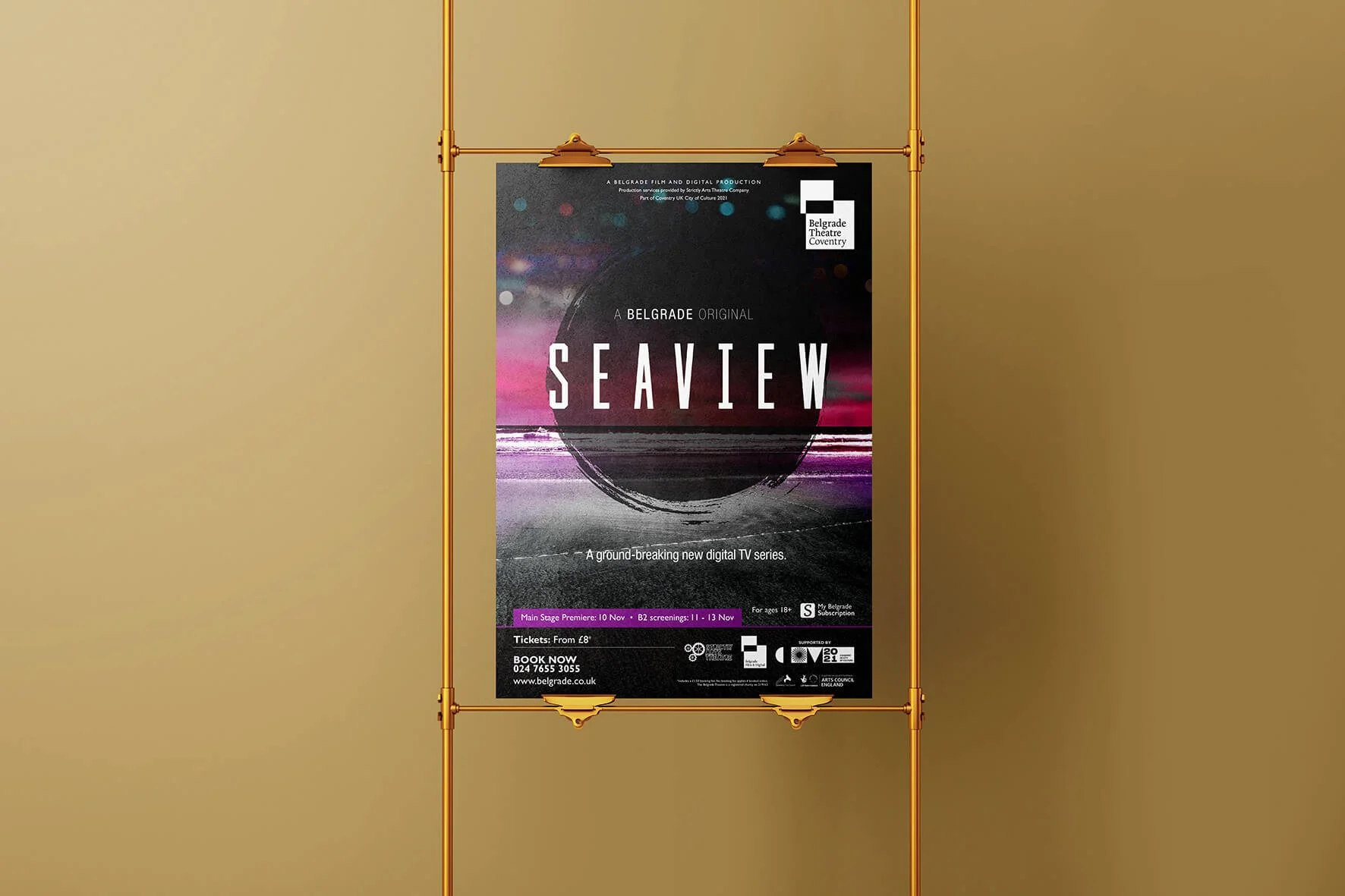 Brand design and artwork for Seaview, a six-part digital tv series ...