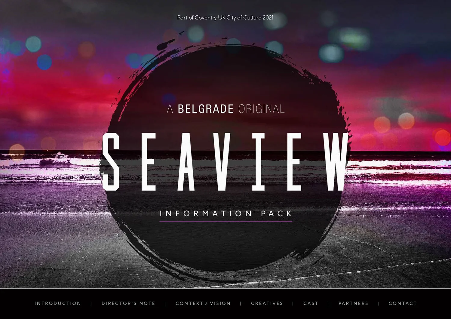 Brand design and artwork for Seaview, a six-part digital tv series ...