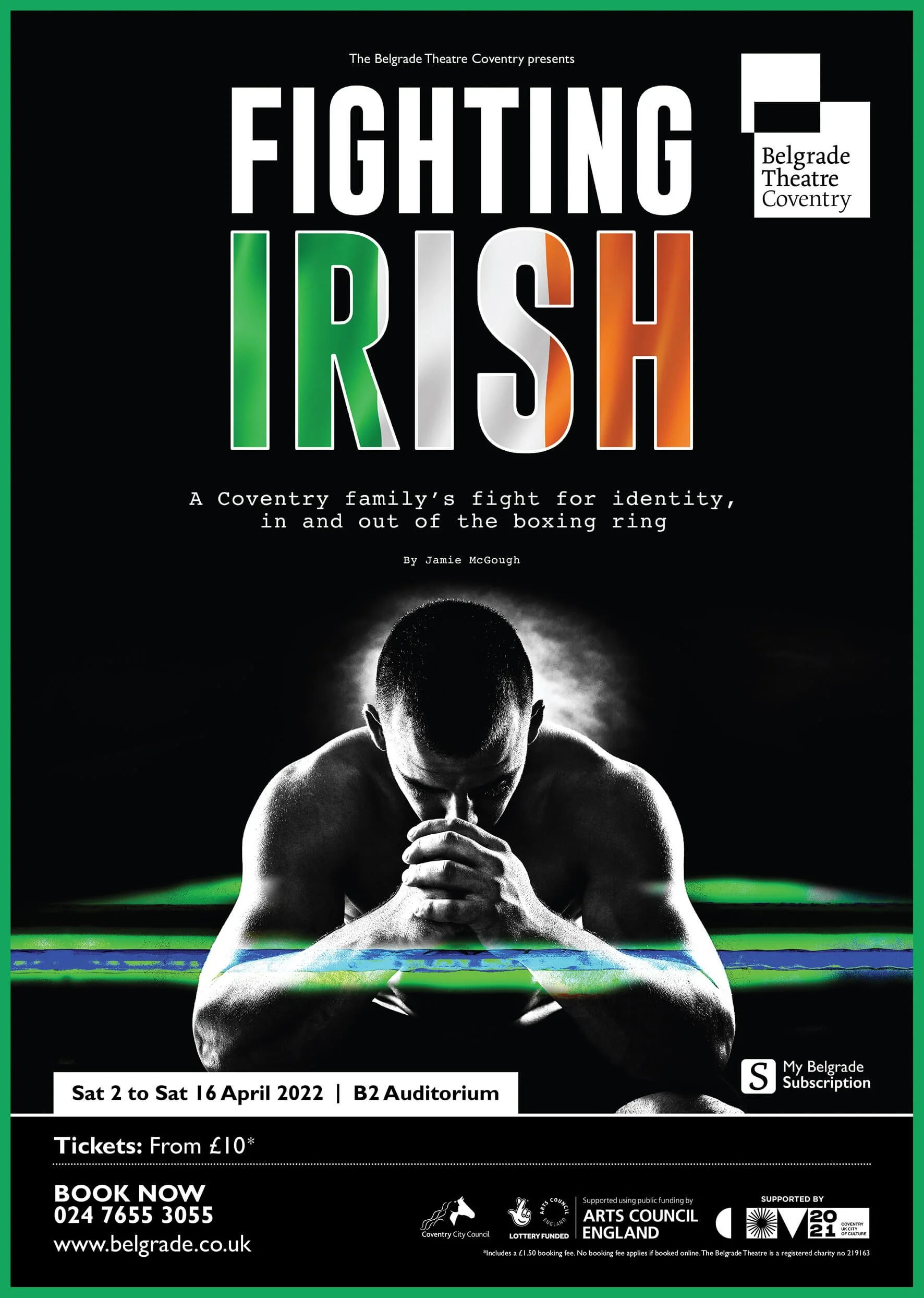 Fighting Irish theatre artwork and promotional design — Create Onsight