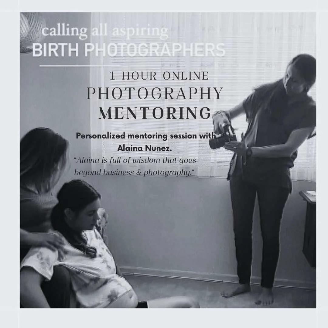 Mentoring — The Birth Photography Workshop