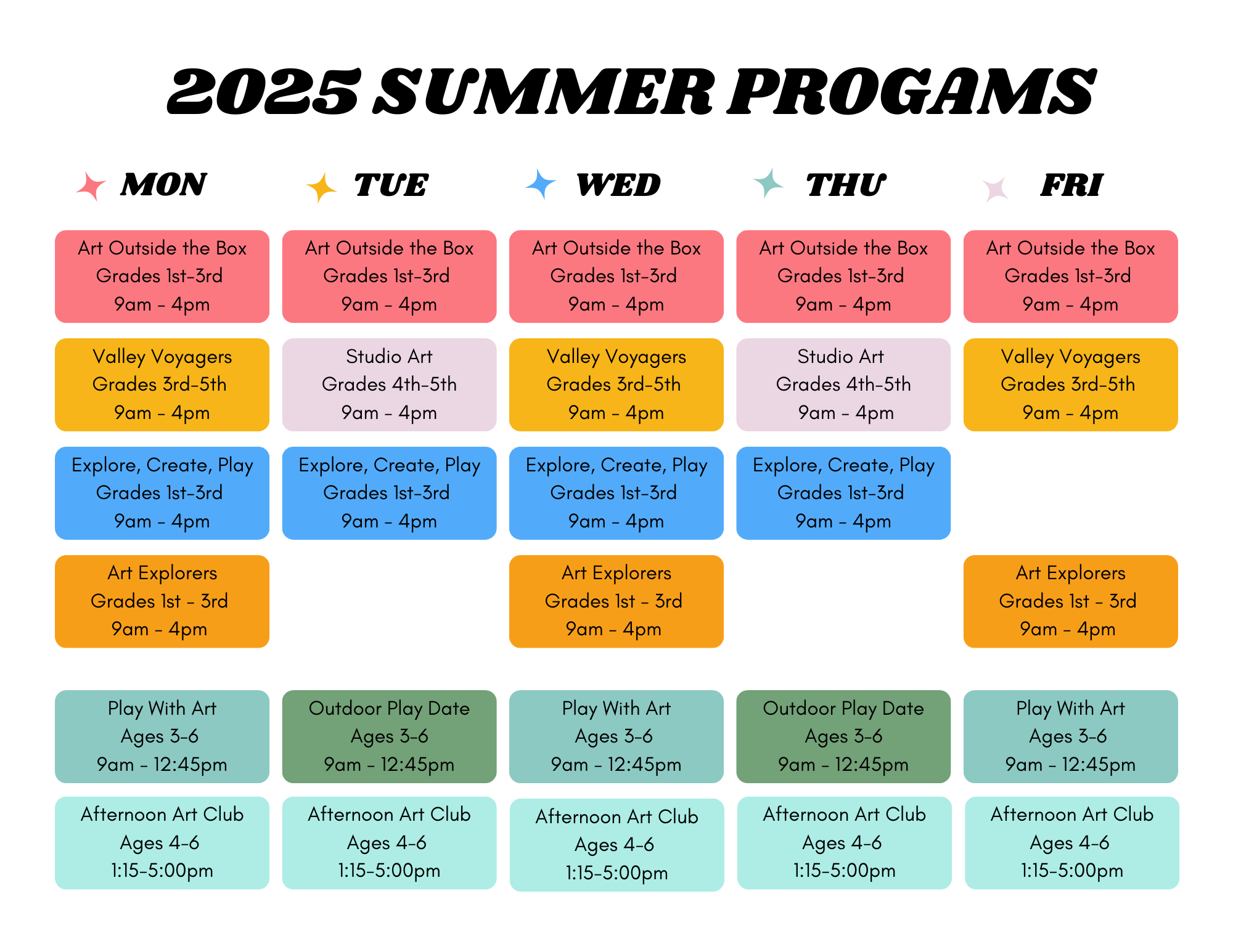 Full Calendar — The Trailhead Children's Museum