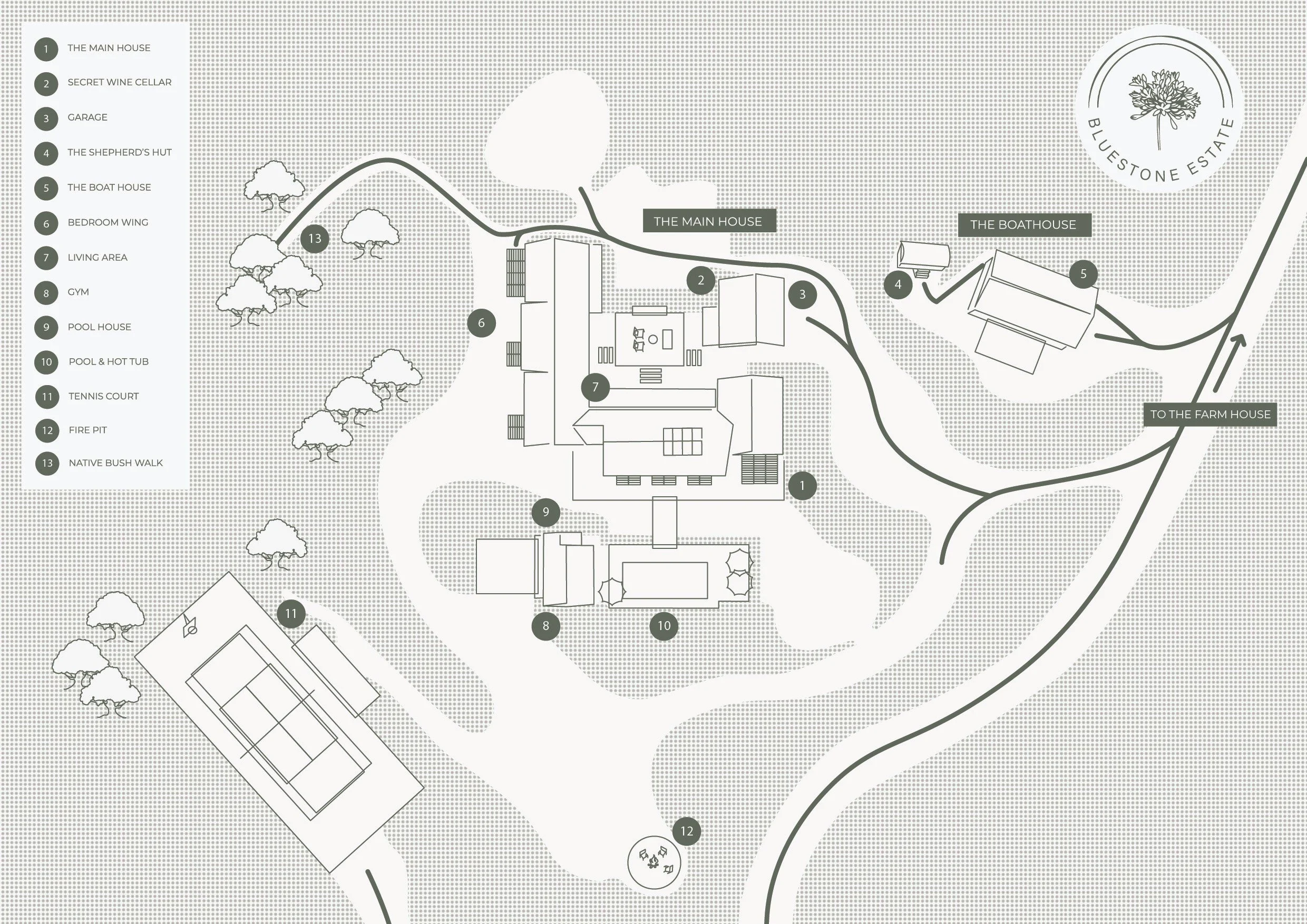 The Main House — Bluestone Estate Luxury Accommodation