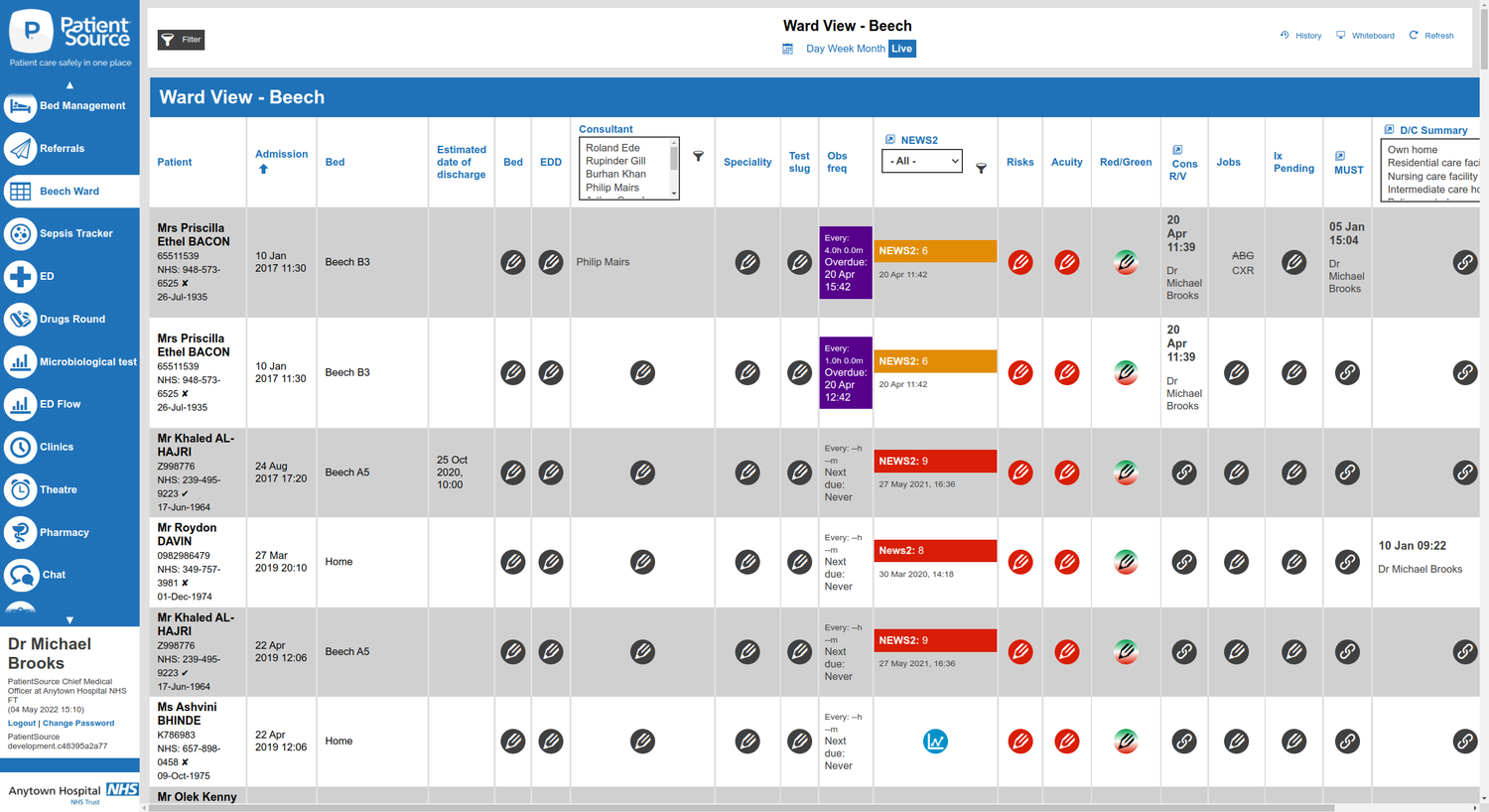 Tracking | Streamline Patient Monitoring — PatientSource Electronic ...