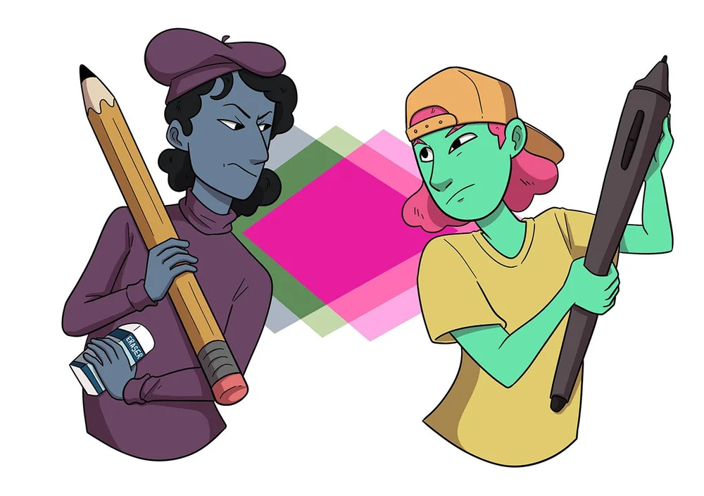 Digital vs Traditional Illustration - 4 Myths Busted — Art of Stephanie ...