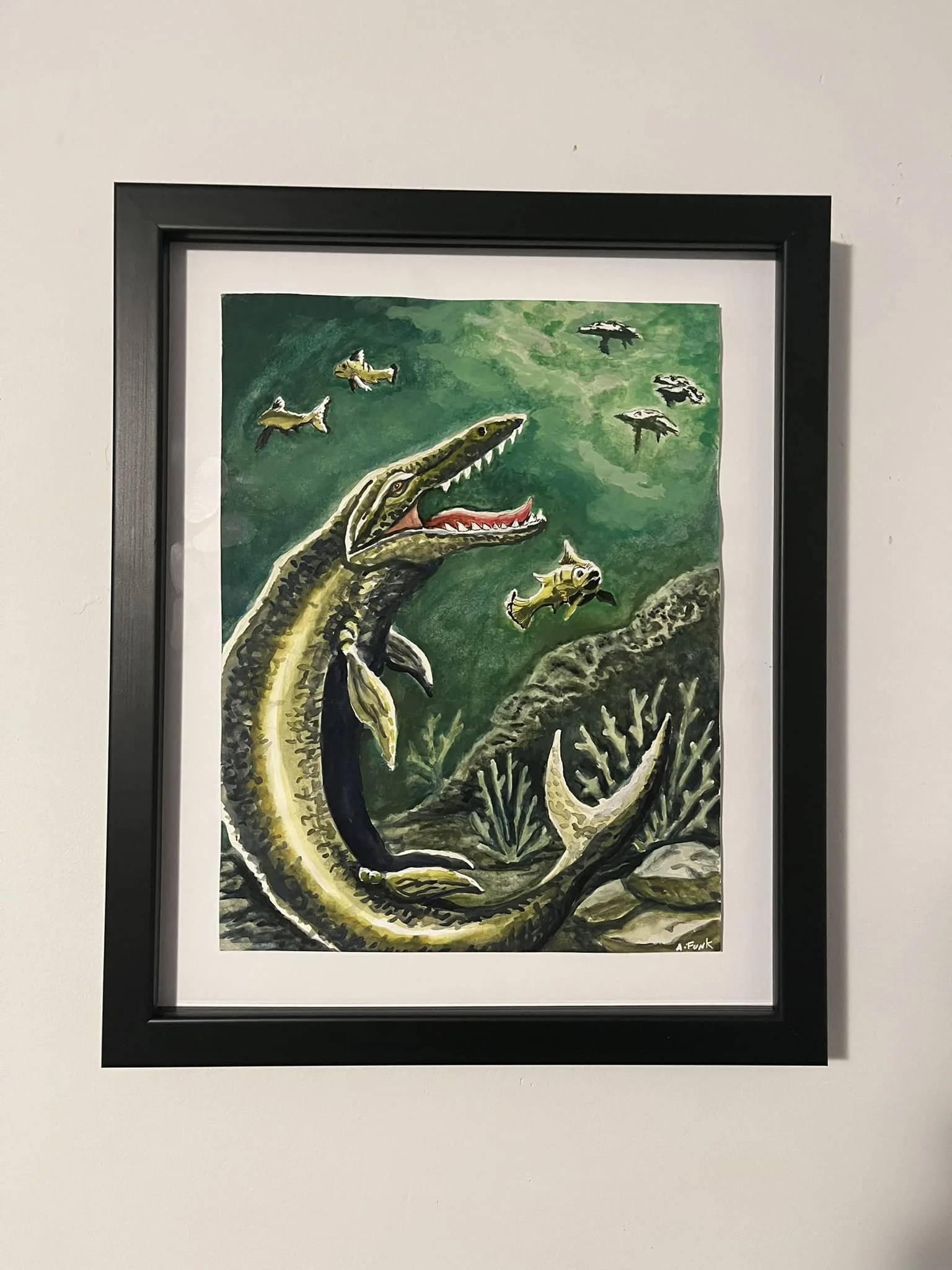 The Murder Residence- Original Painting — Alan Funk Illustration