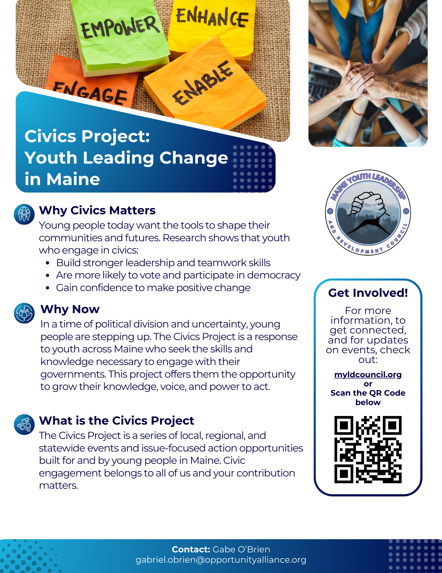 The Civics Project — Maine Youth Leadership and Development Council