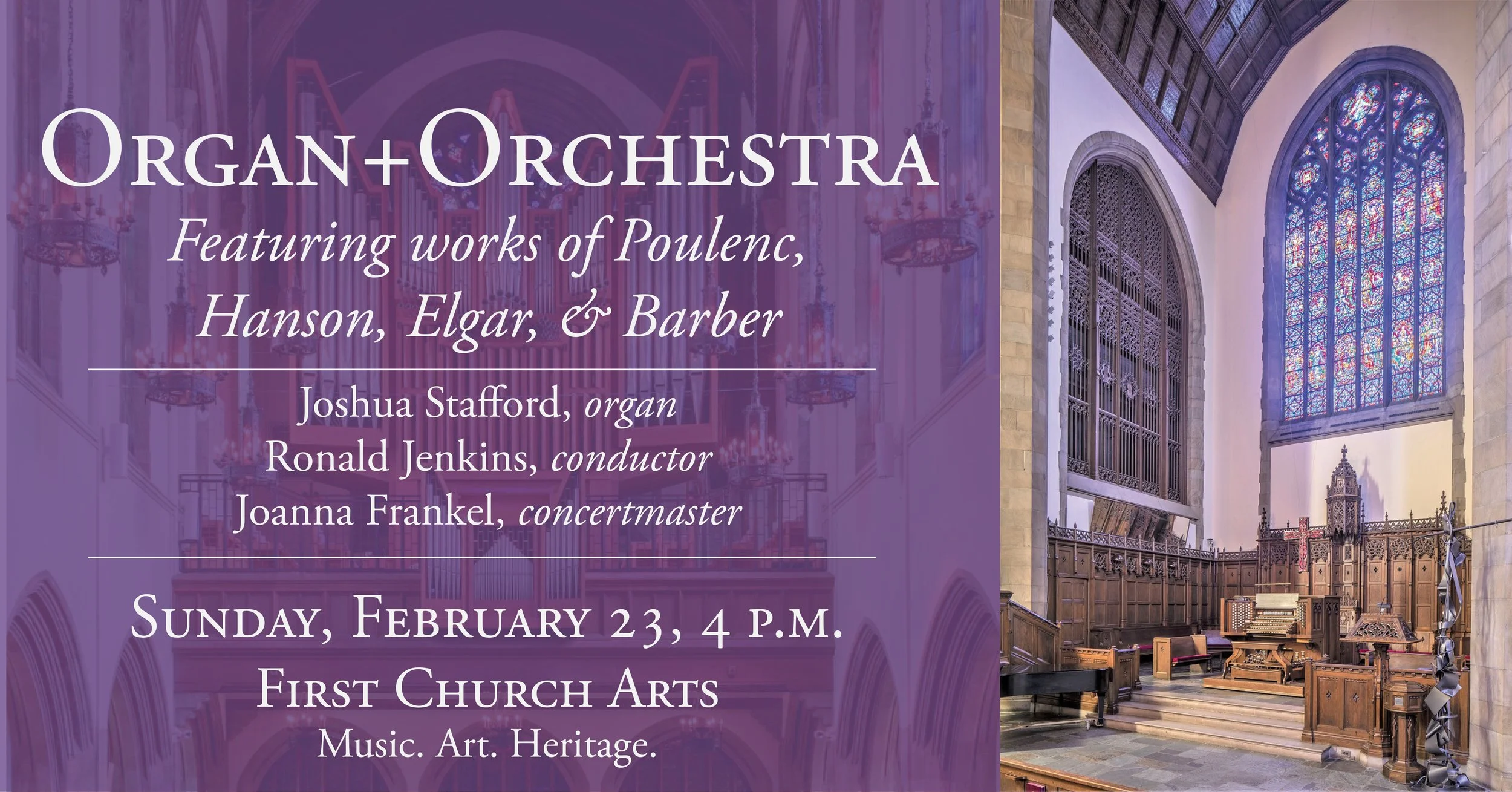 Organ + Orchestra — First Church Arts