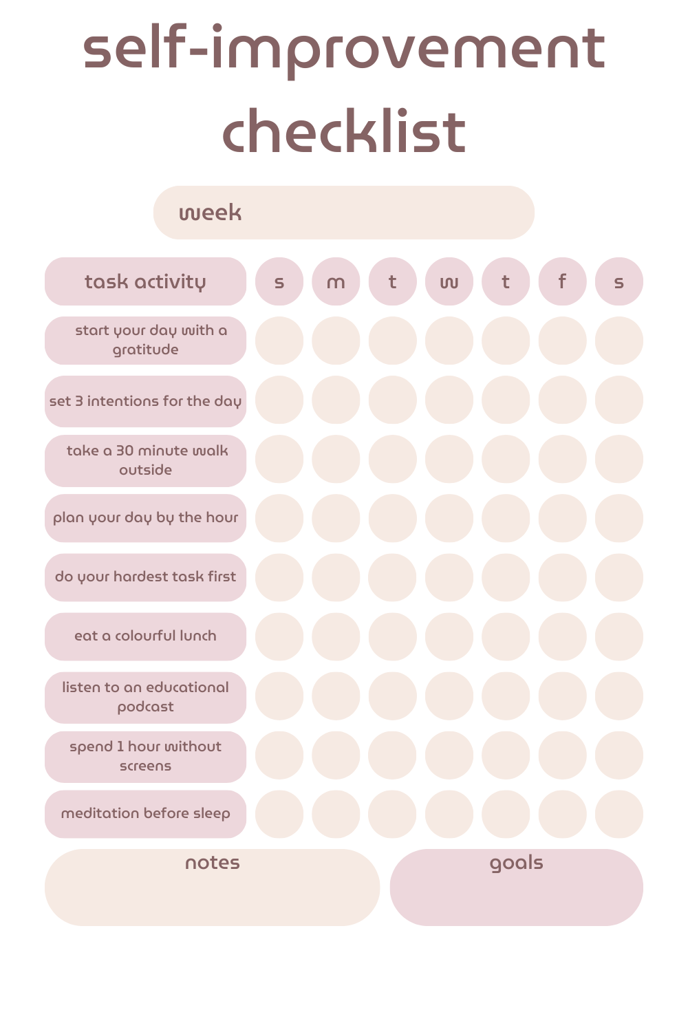 The Ultimate Self Improvement Checklist to Level Up in 2024 — The ...