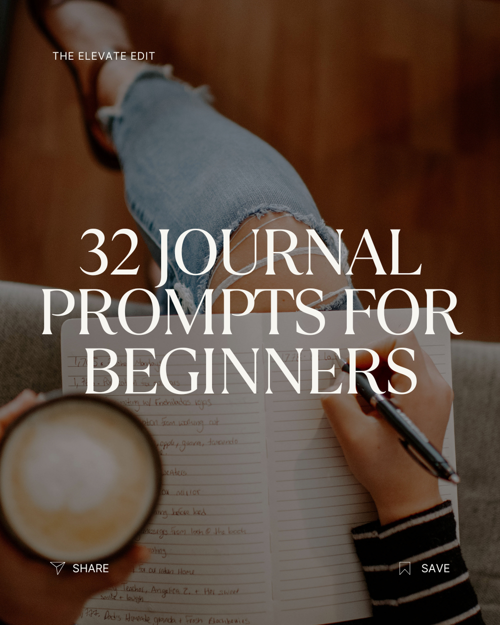 32 Easy Journal Prompts for Beginners — The Elevate Edit