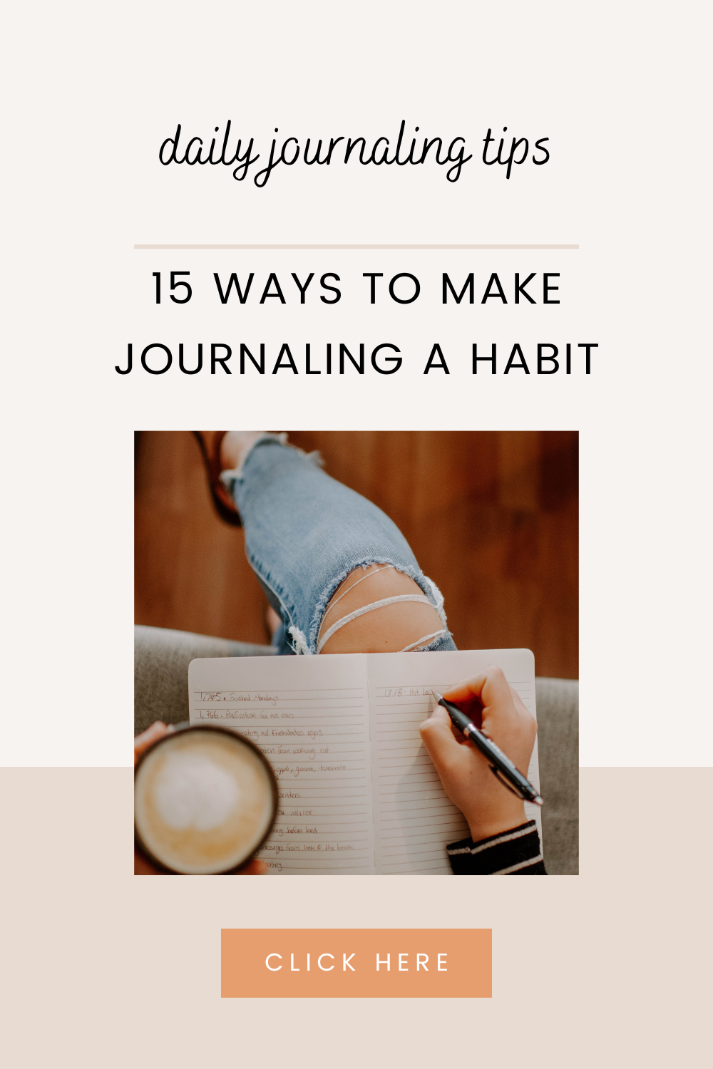 How to Journal Daily 15 Tips to Build a Journaling Habit — The Elevate Edit
